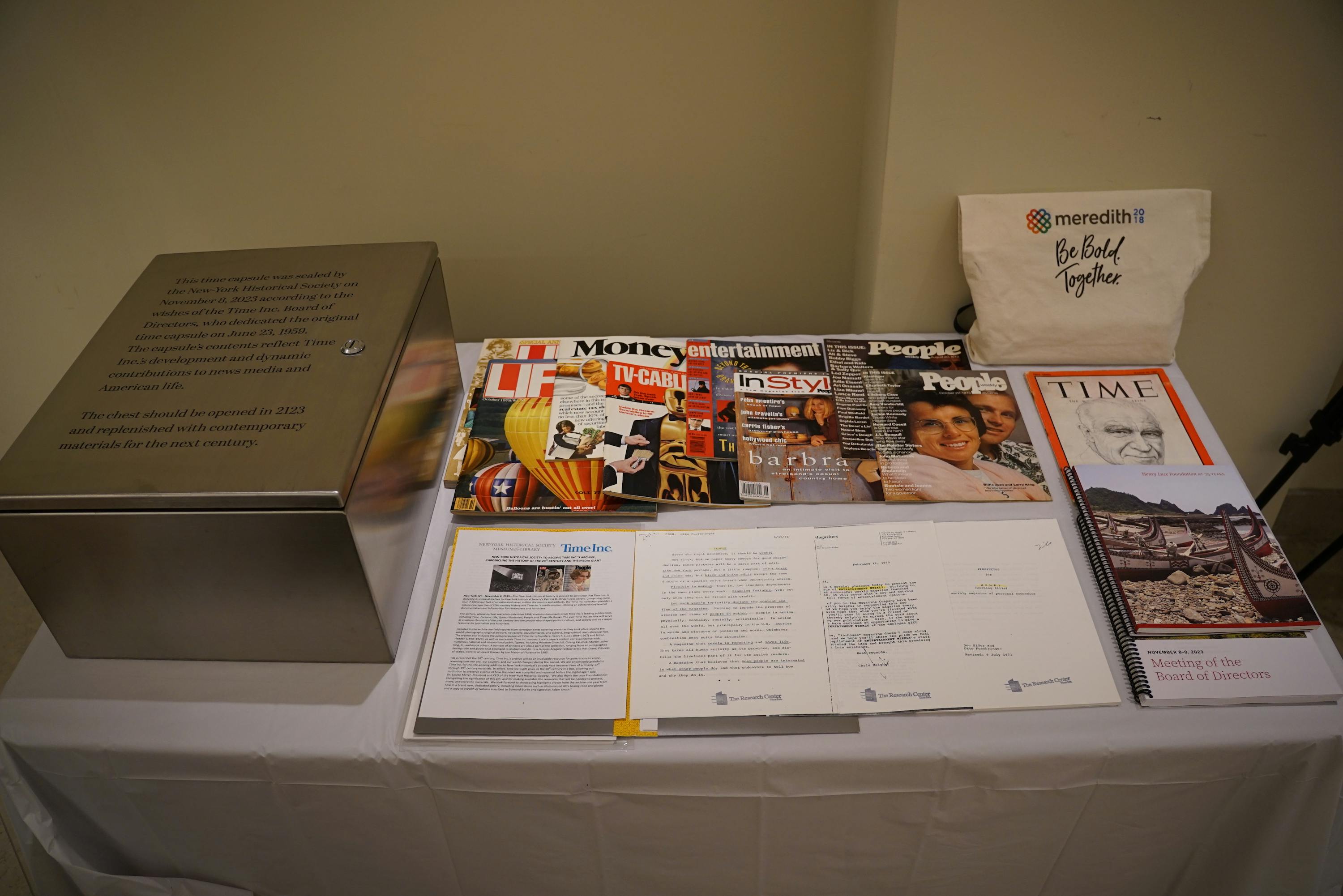 Opening TIME’s Capsule: The Past and Future of the Time Inc. Records ...