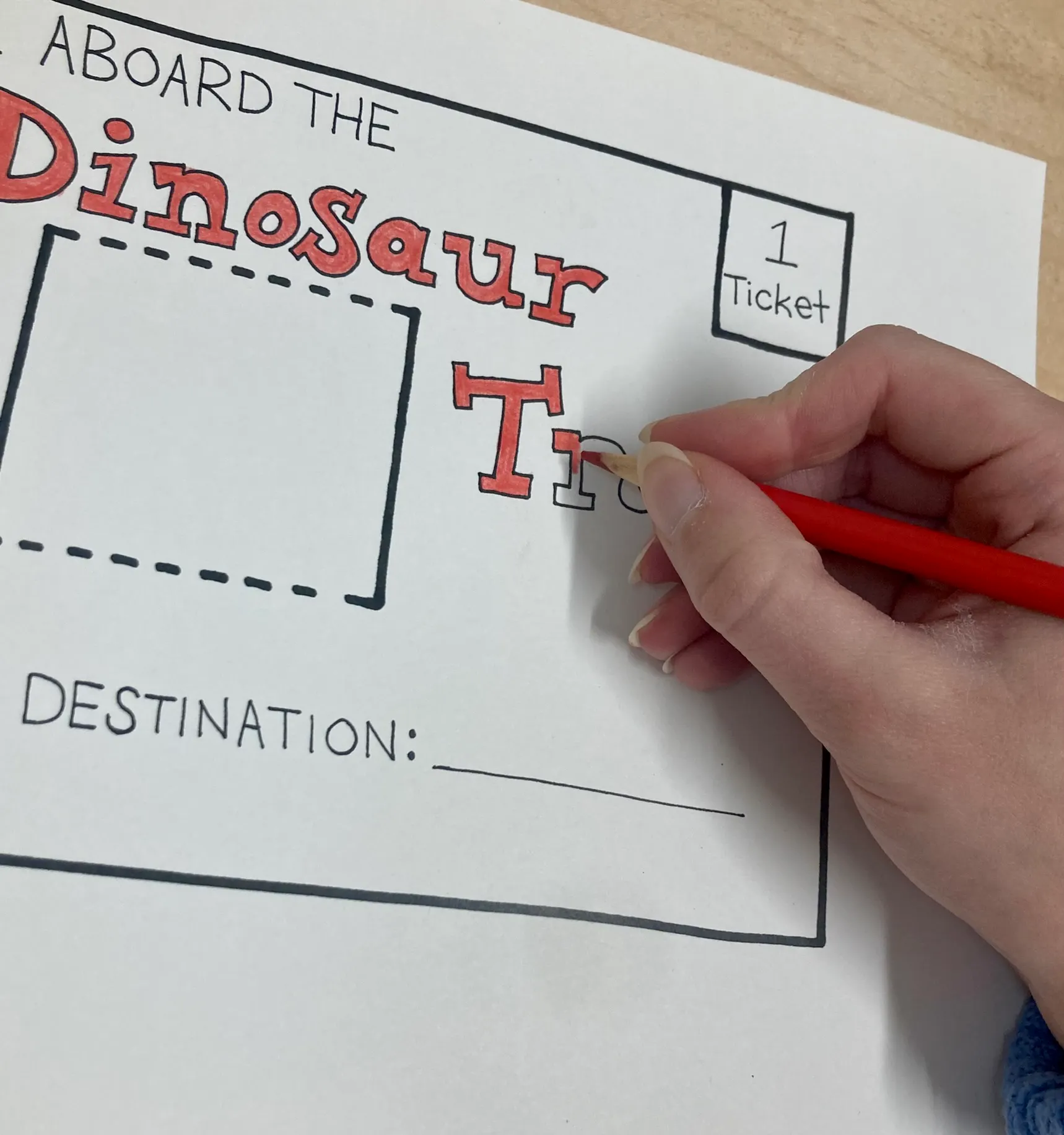 Little New-Yorkers @ Home: Create a Dinosaur Train Ticket! | The New ...