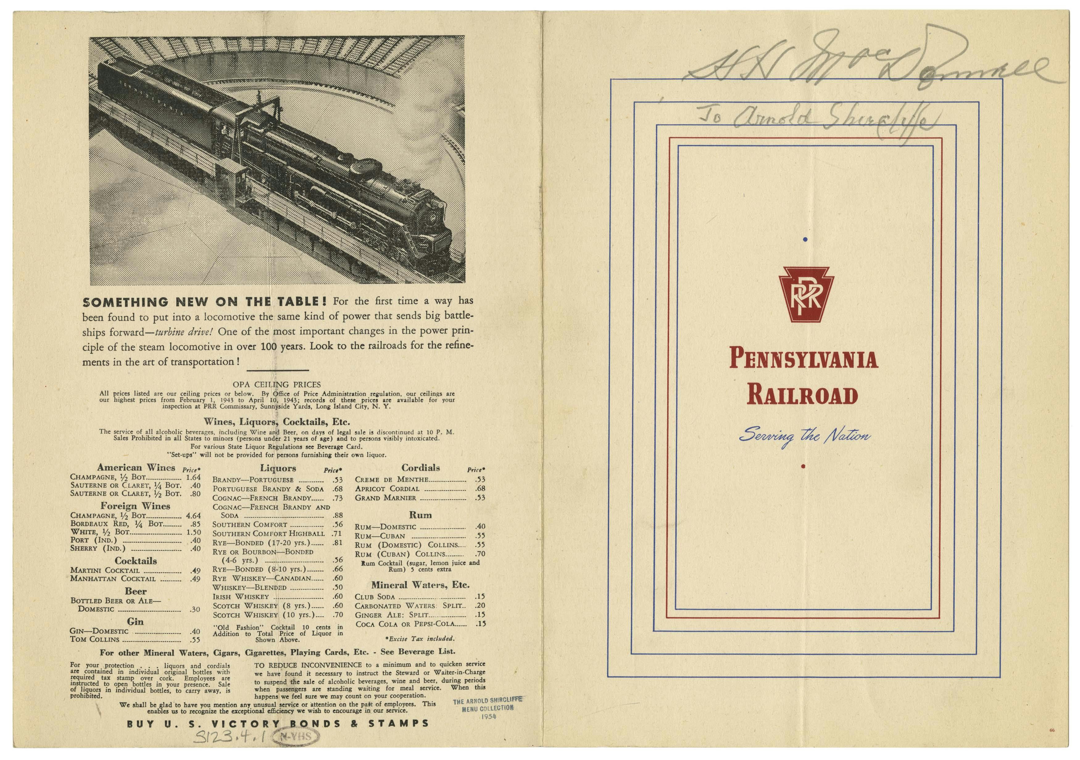 Dining in Transit: The New York Central Railroad vs. the Pennsylvania ...