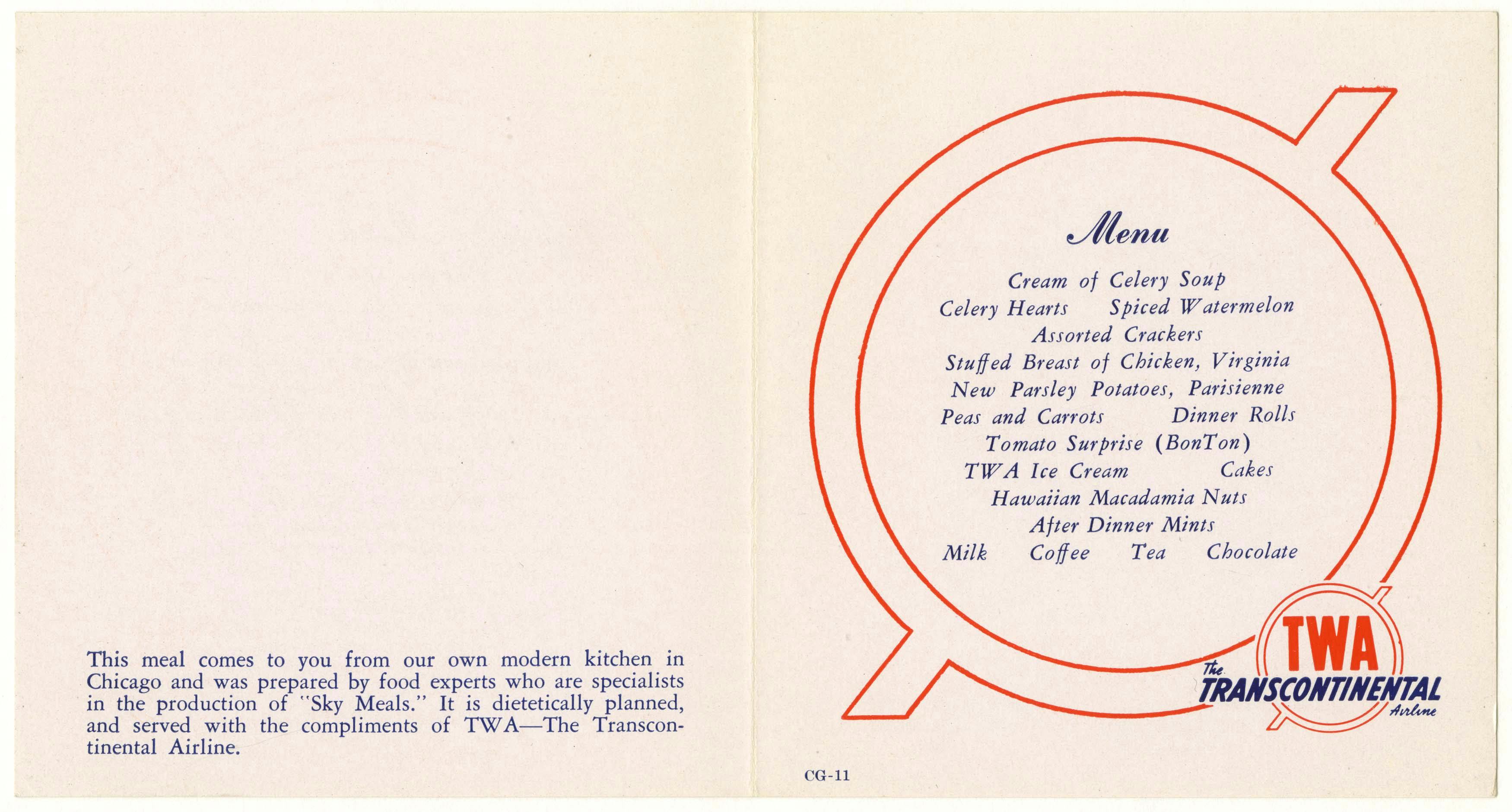 Dining in Transit: Early Air Travel: Picnic Baskets & Flight Kitchens ...