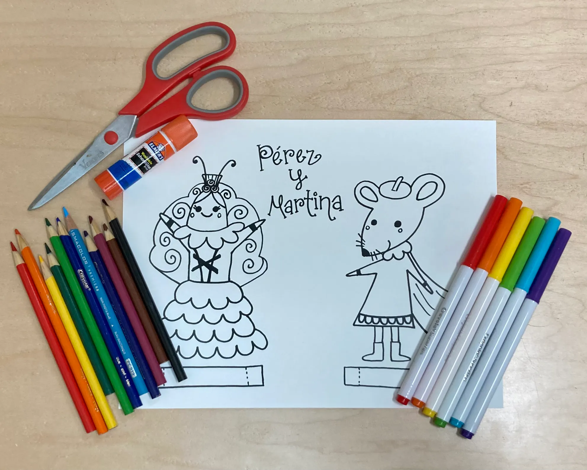 Little New-Yorkers @ Home: Make Your Own “Pérez y Martina” Puppets Like ...