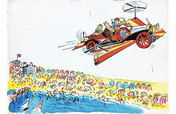 Chitty Chitty Bang Bang: The Magical Car, Illustrated by Barney Tobey ...