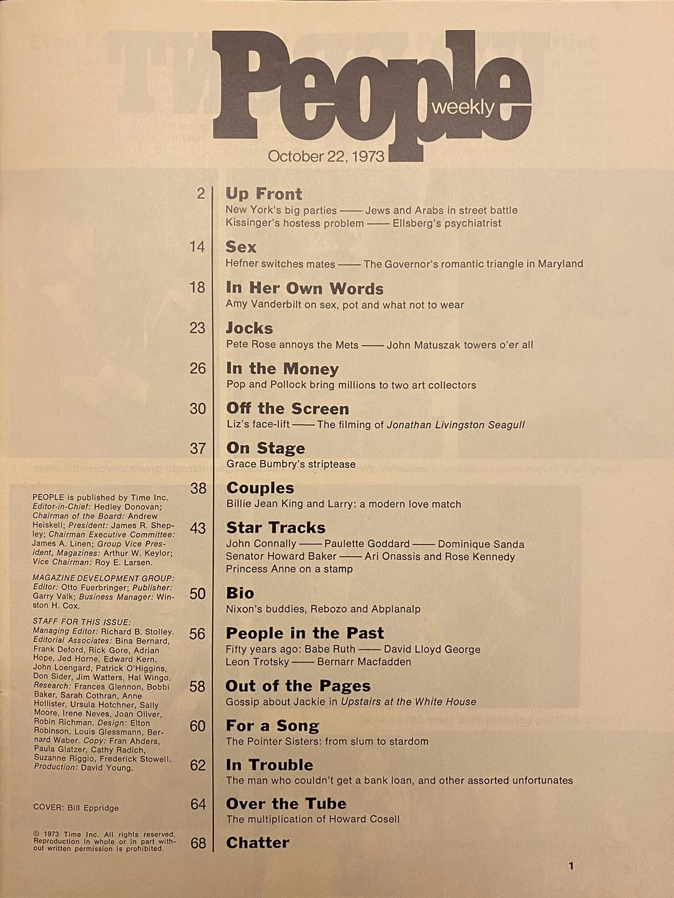 Journalistic Popcorn: Fifty Years of PEOPLE Magazine | The New York ...