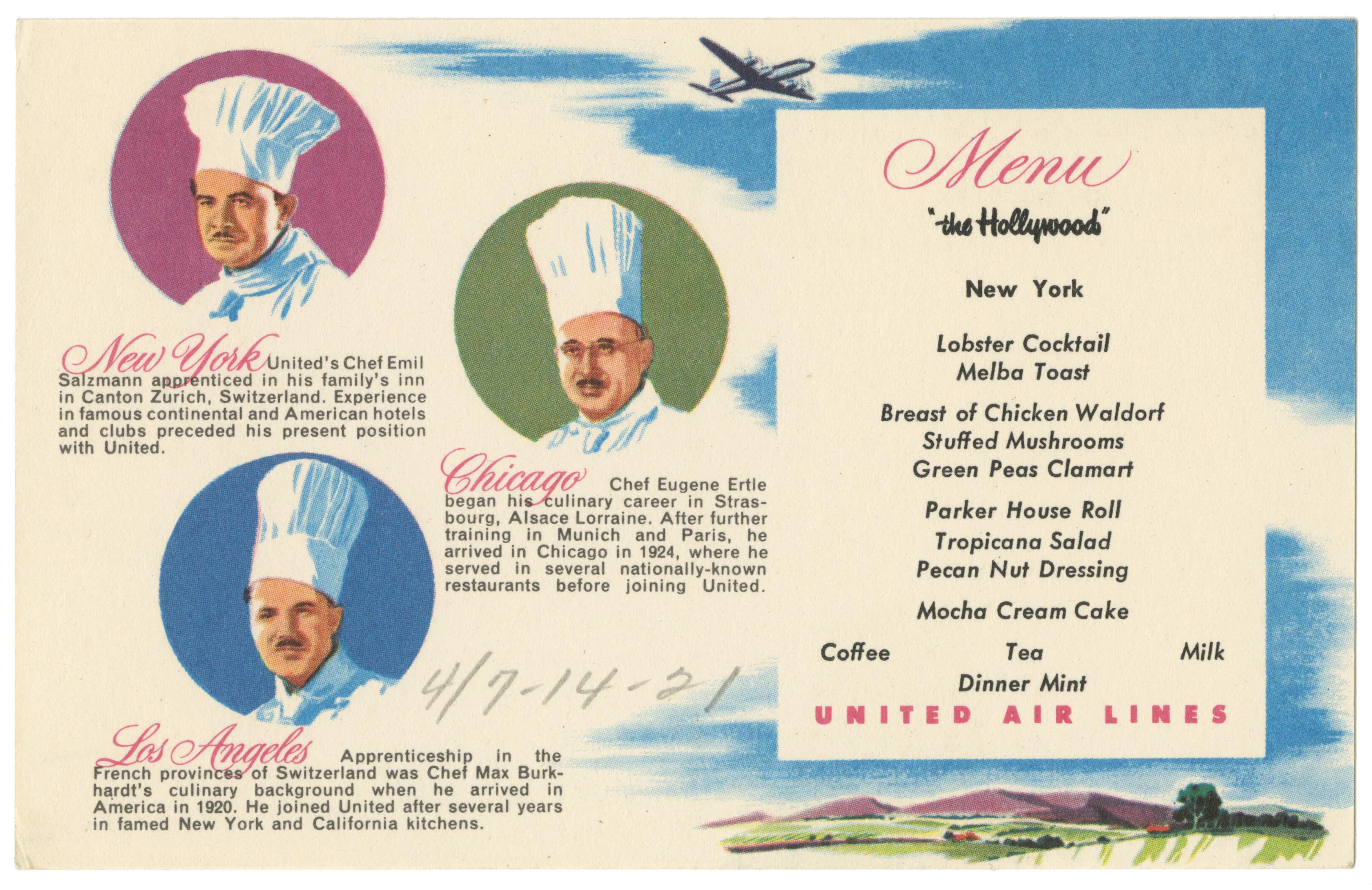 Dining in Transit: The Chefs of United Airlines | The New York Historical