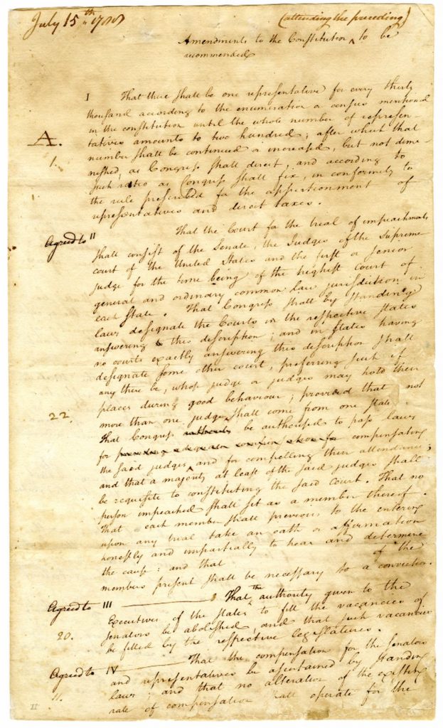 Describe the Ratification Process of the Constitution