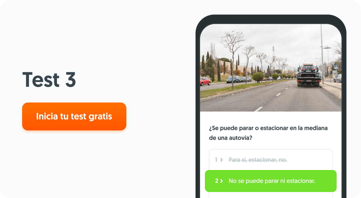 Haz 3 tests de autoescuela Test de la DGT gratis 🥇