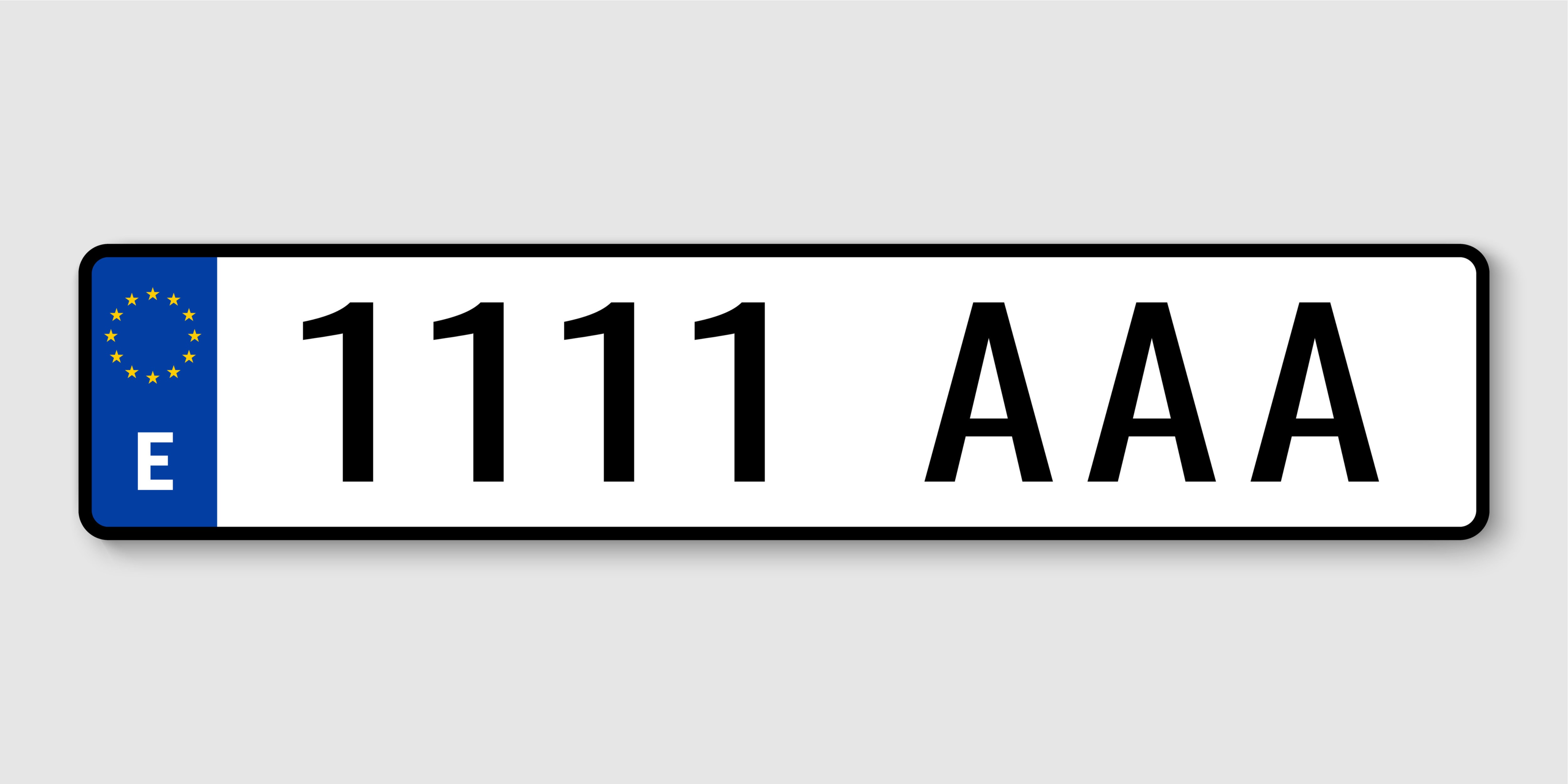¿Qué significan las 3 letras de las matriculas de coche?