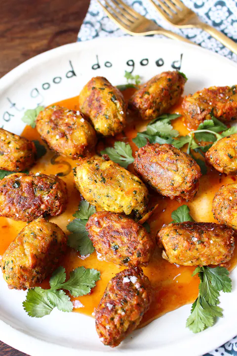 Curried Parsnip & Paneer Croquettes
