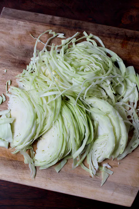 Charred Cabbage with Crunchy Chickpeas