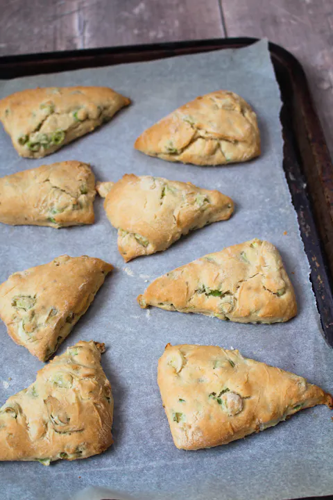 Spring Onion Scones