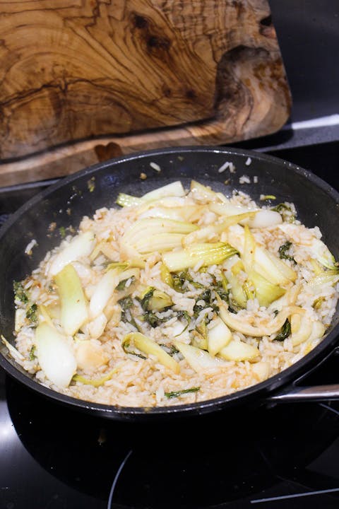Sweet and Sticky Pak Choi Stir Fry Rice