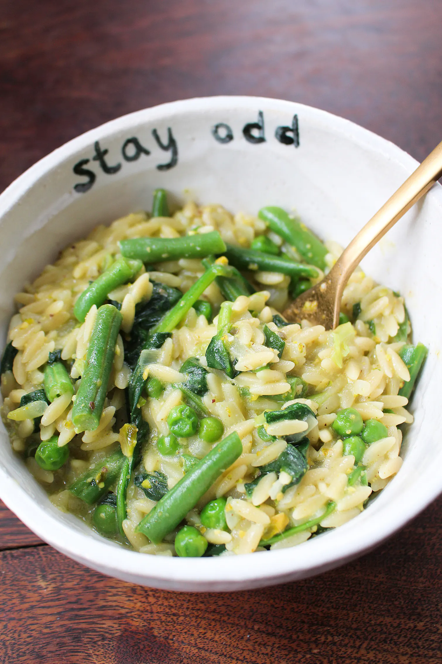 Orzo with Greens