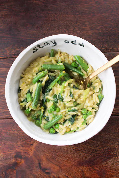 Orzo with Greens
