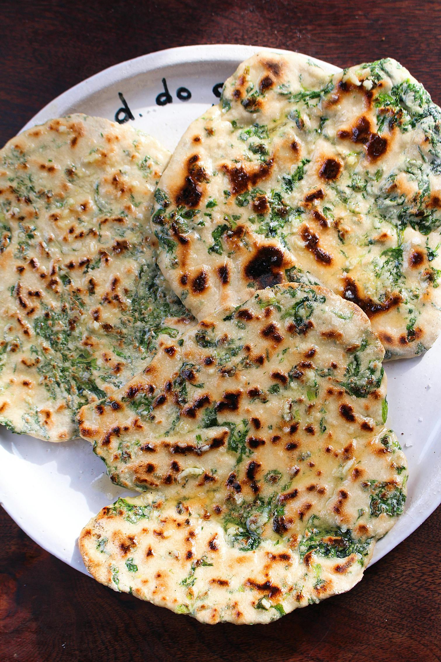 Leafy Green Naan Bread
