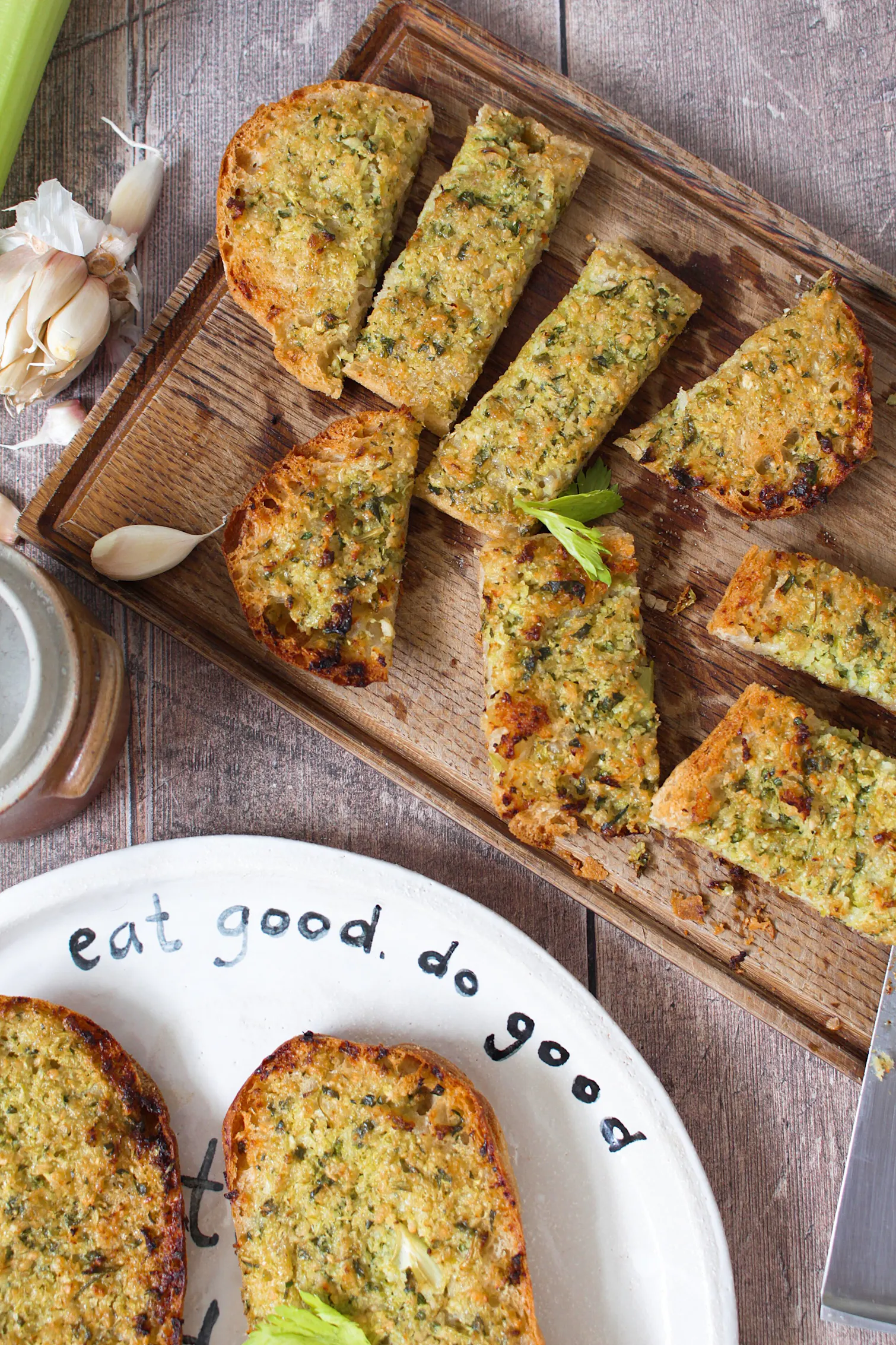 Celery Garlic Bread