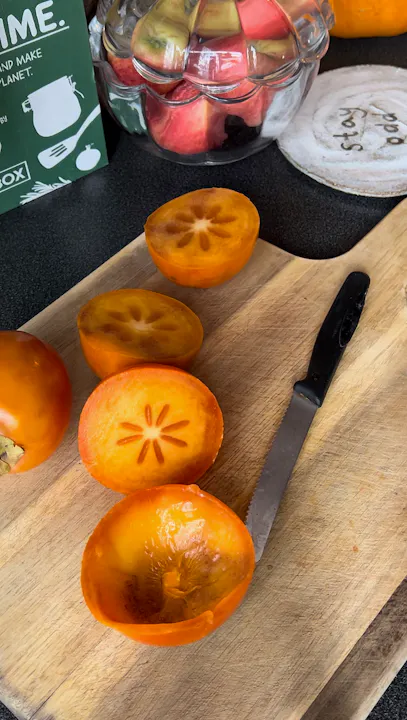 Persimmon Chocolate Dessert