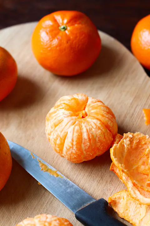 Baked Clementines with Vanilla Syrup