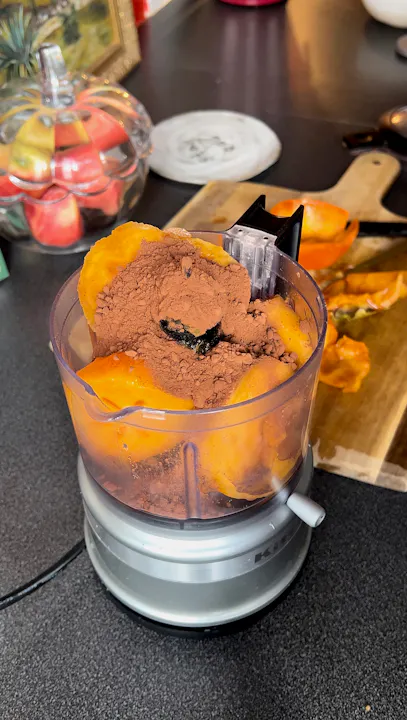 Persimmon Chocolate Dessert