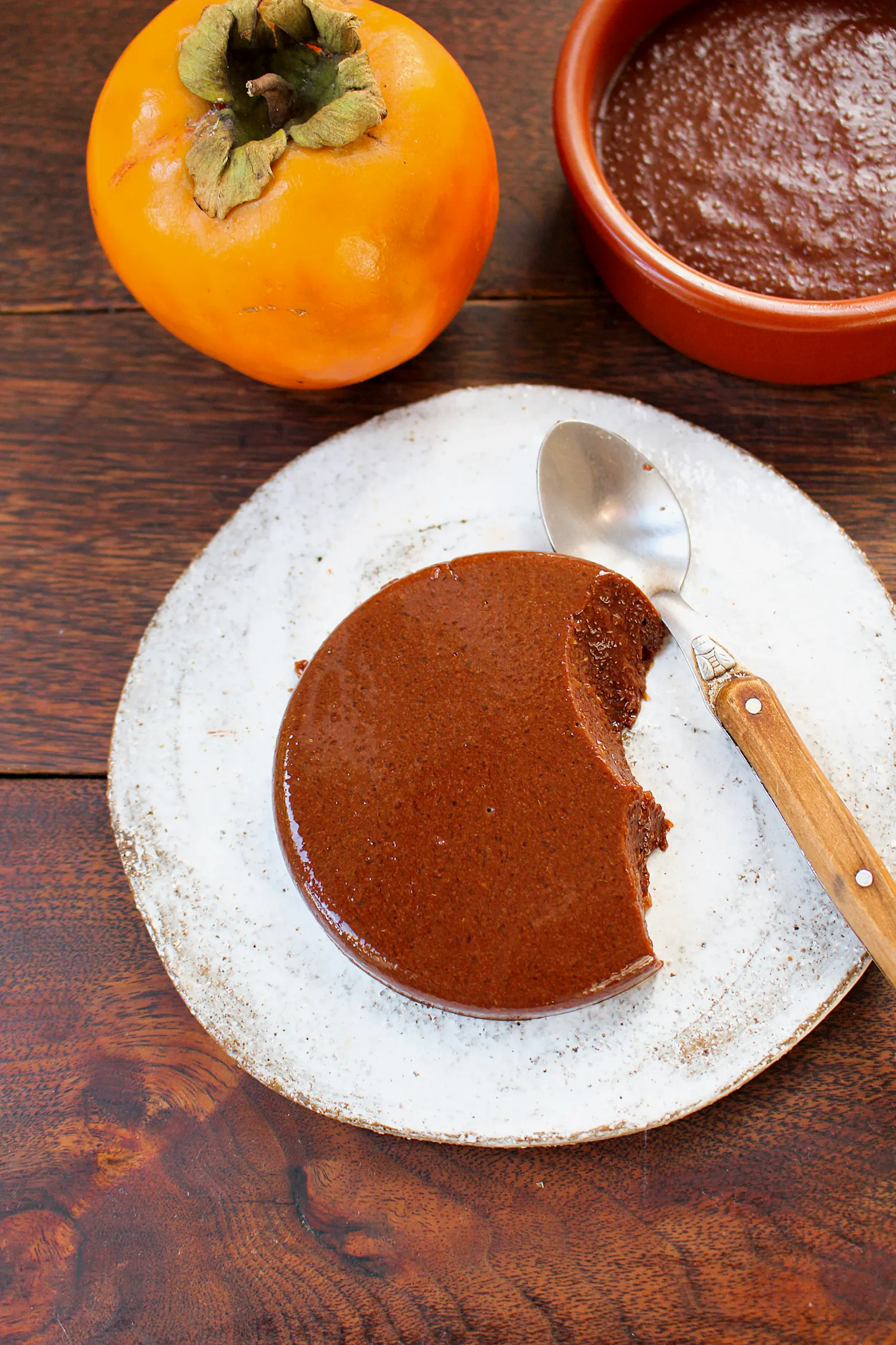 Persimmon Chocolate Dessert