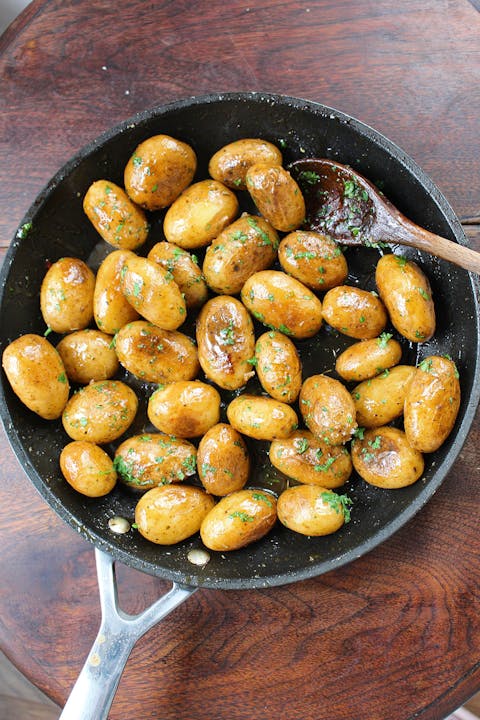 Honey Mustard Glazed Potatoes