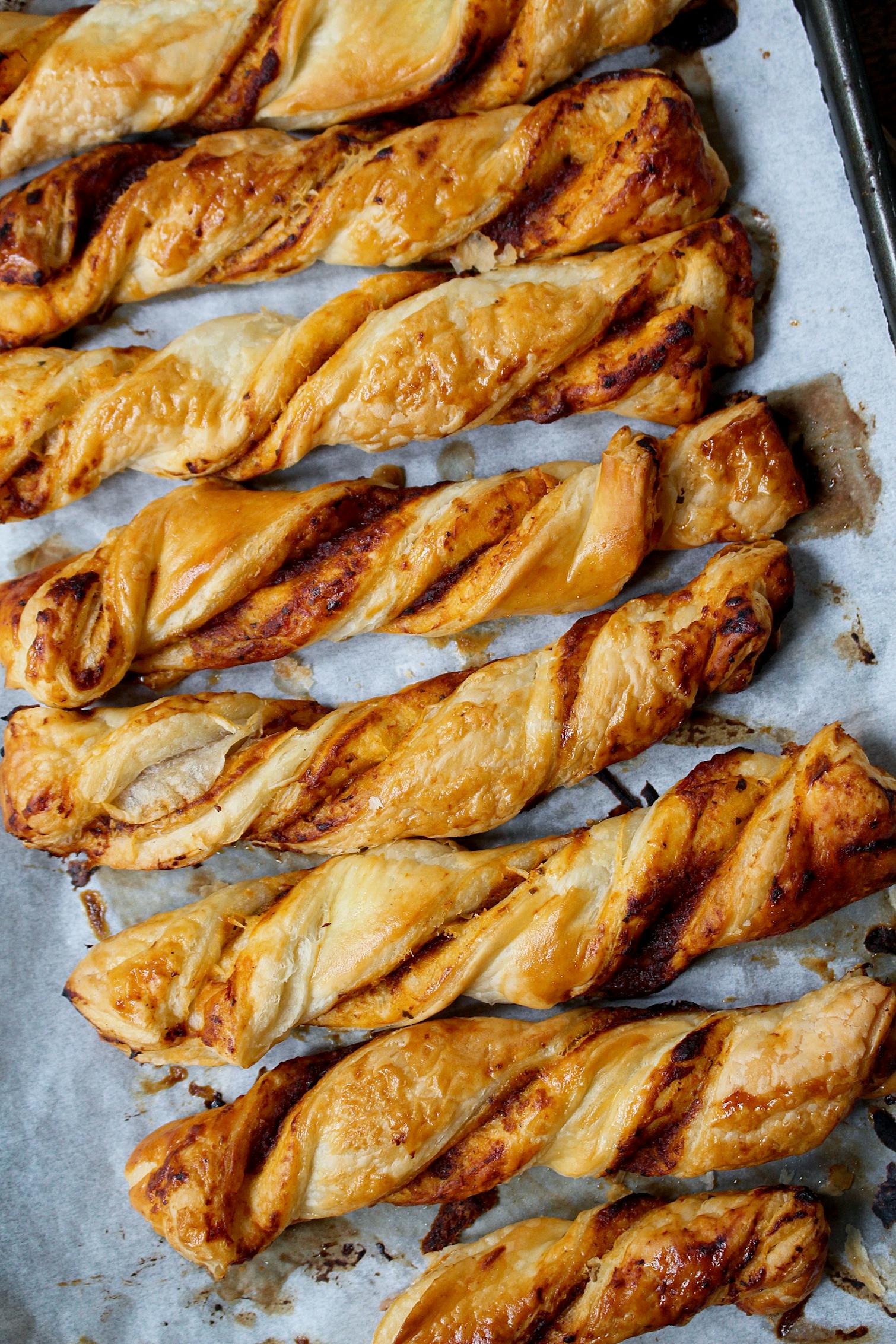 Mediterranean Puff Pastry Twists