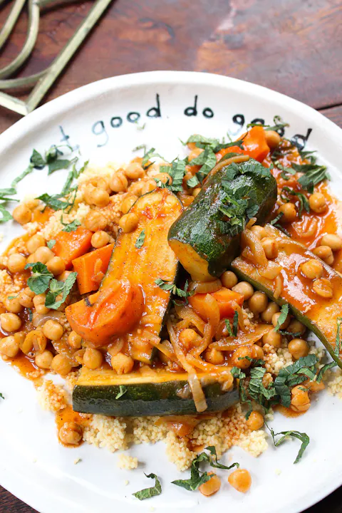 Moroccan Inspired Courgette Couscous