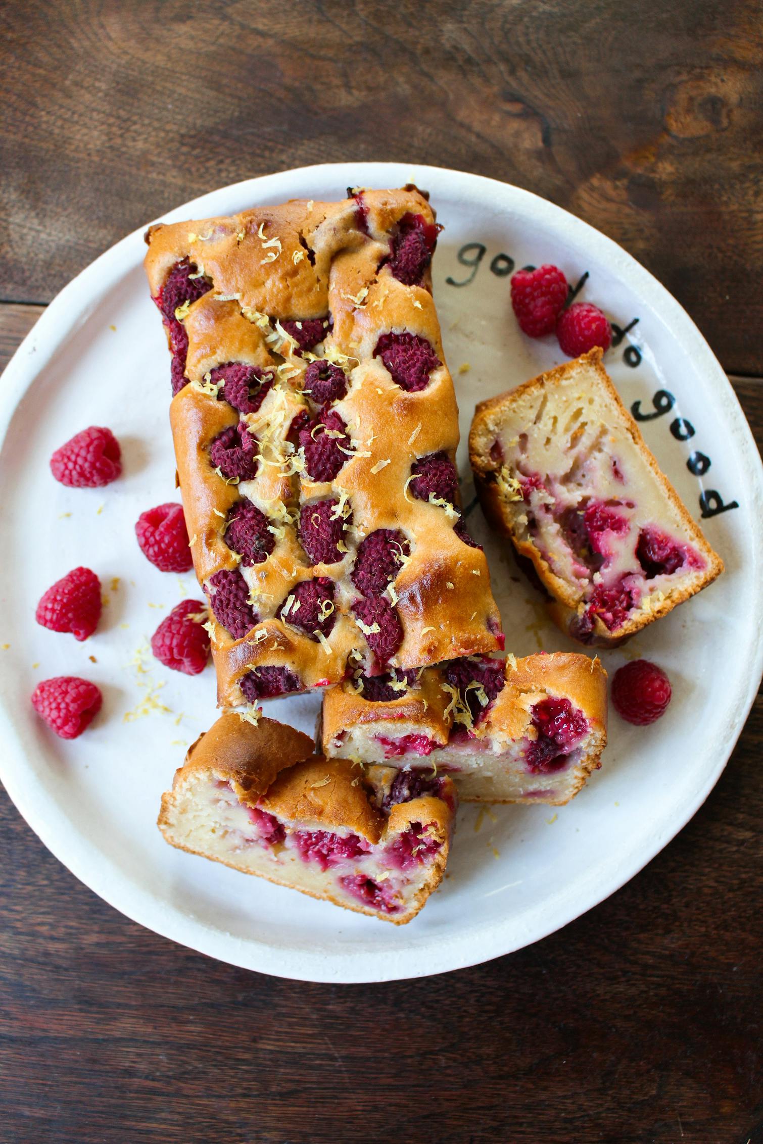 Raspberry & Lemon Pound Cake