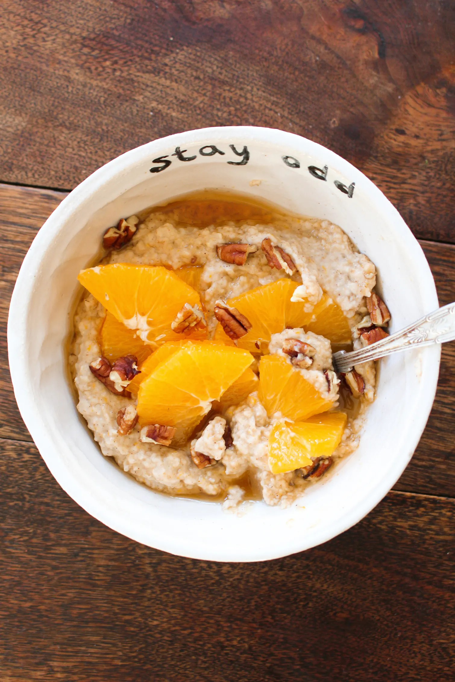 Spiced Orange Porridge