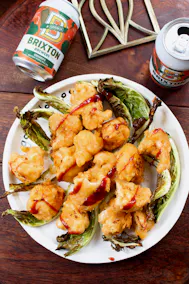 BBQ Beer Battered Cauliflower Nuggets