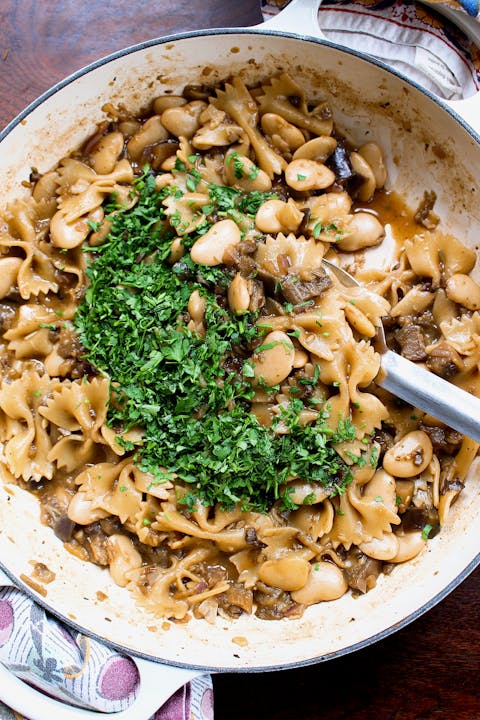 Butter Bean Ragu Pasta