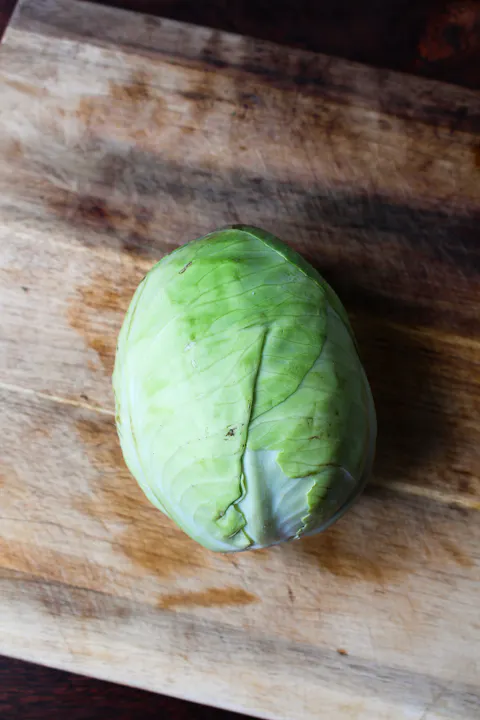 Charred Cabbage with Crunchy Chickpeas