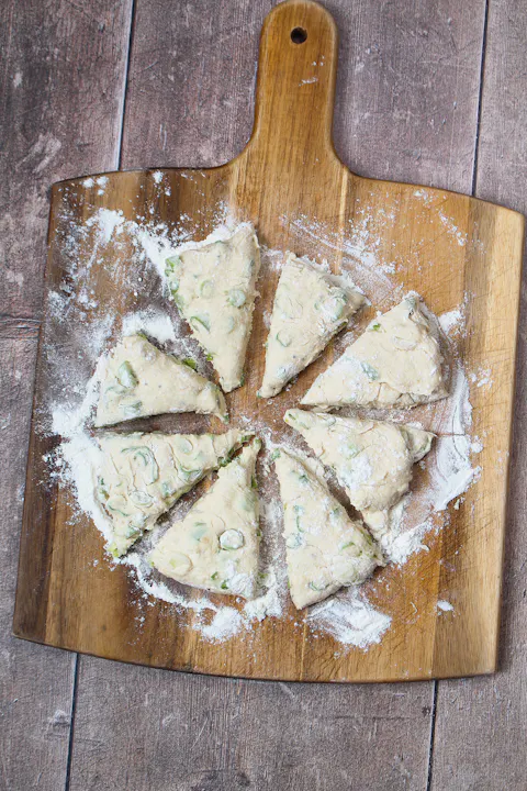 Spring Onion Scones
