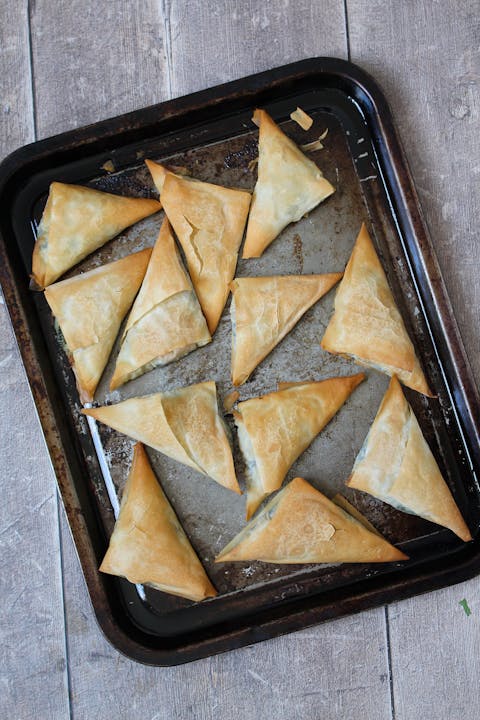 Spinach Filo Parcels