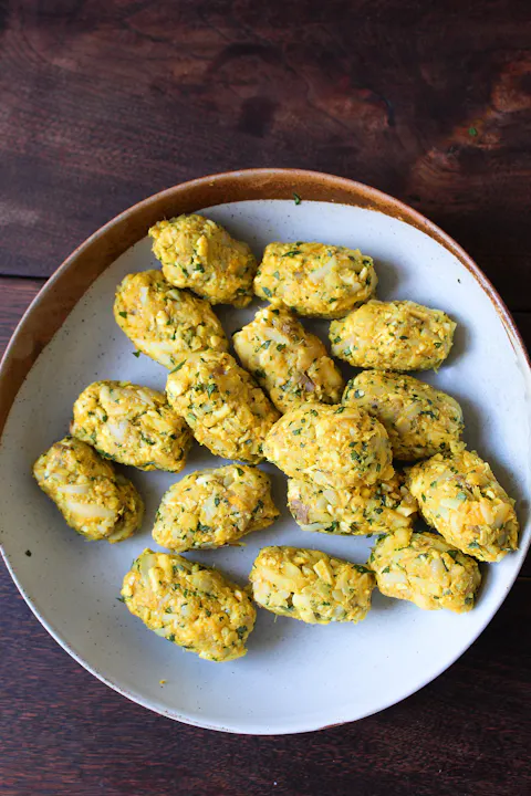 Curried Parsnip & Paneer Croquettes