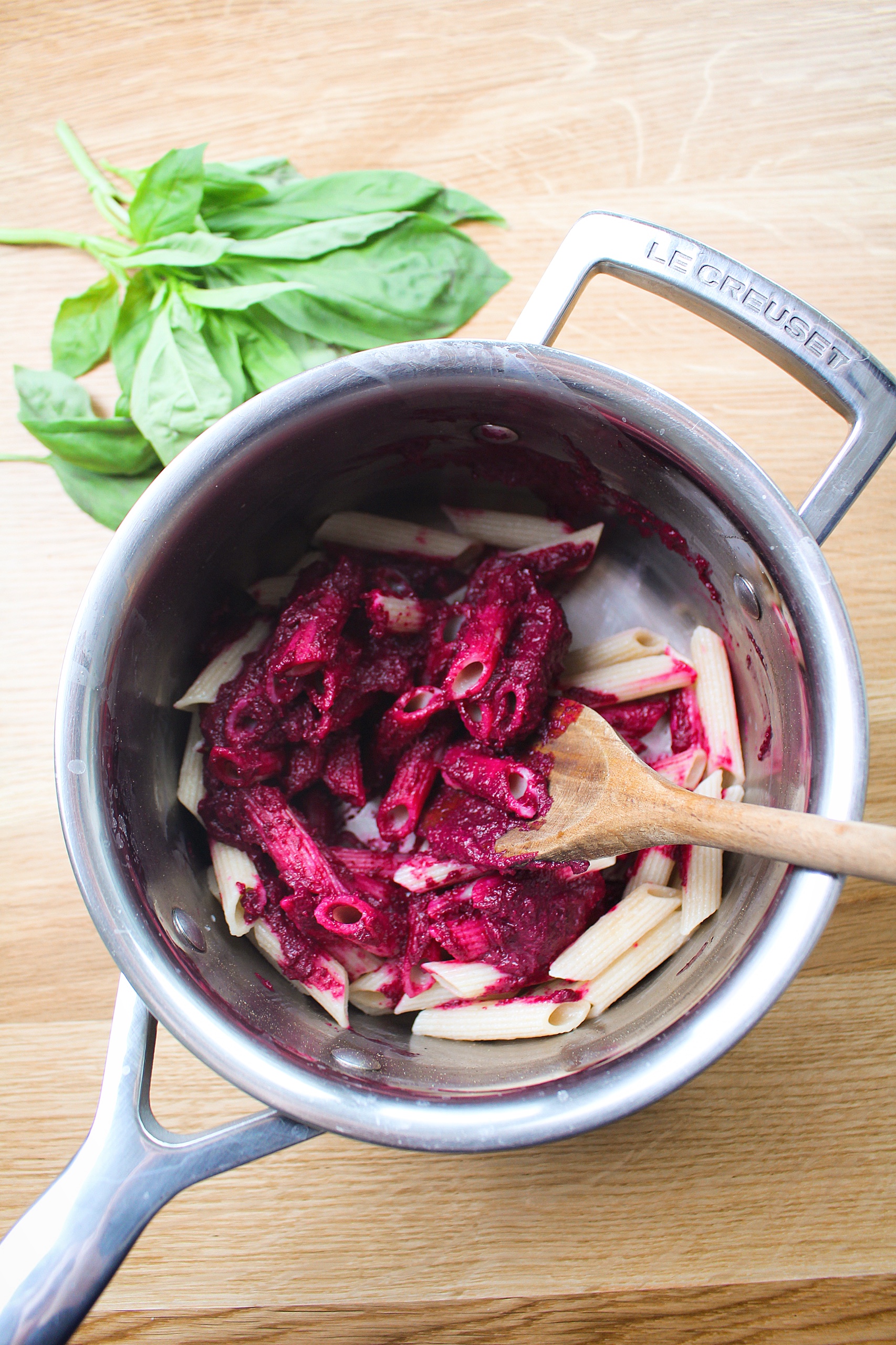 Beetroot Pesto Pasta | Oddbox
