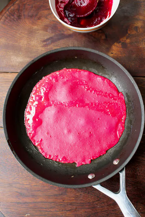 Beetroot Crepes