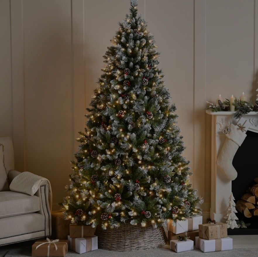 Artificial Christmas Trees Lights and Decorations