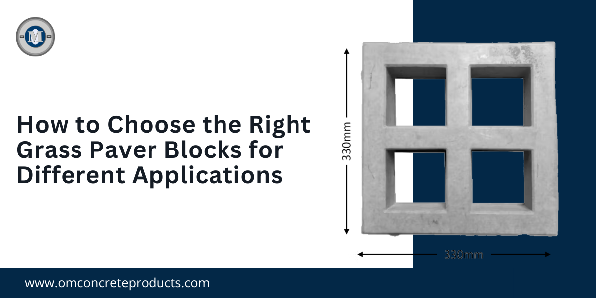 How to Choose the Right Grass Paver Blocks for Different Applications