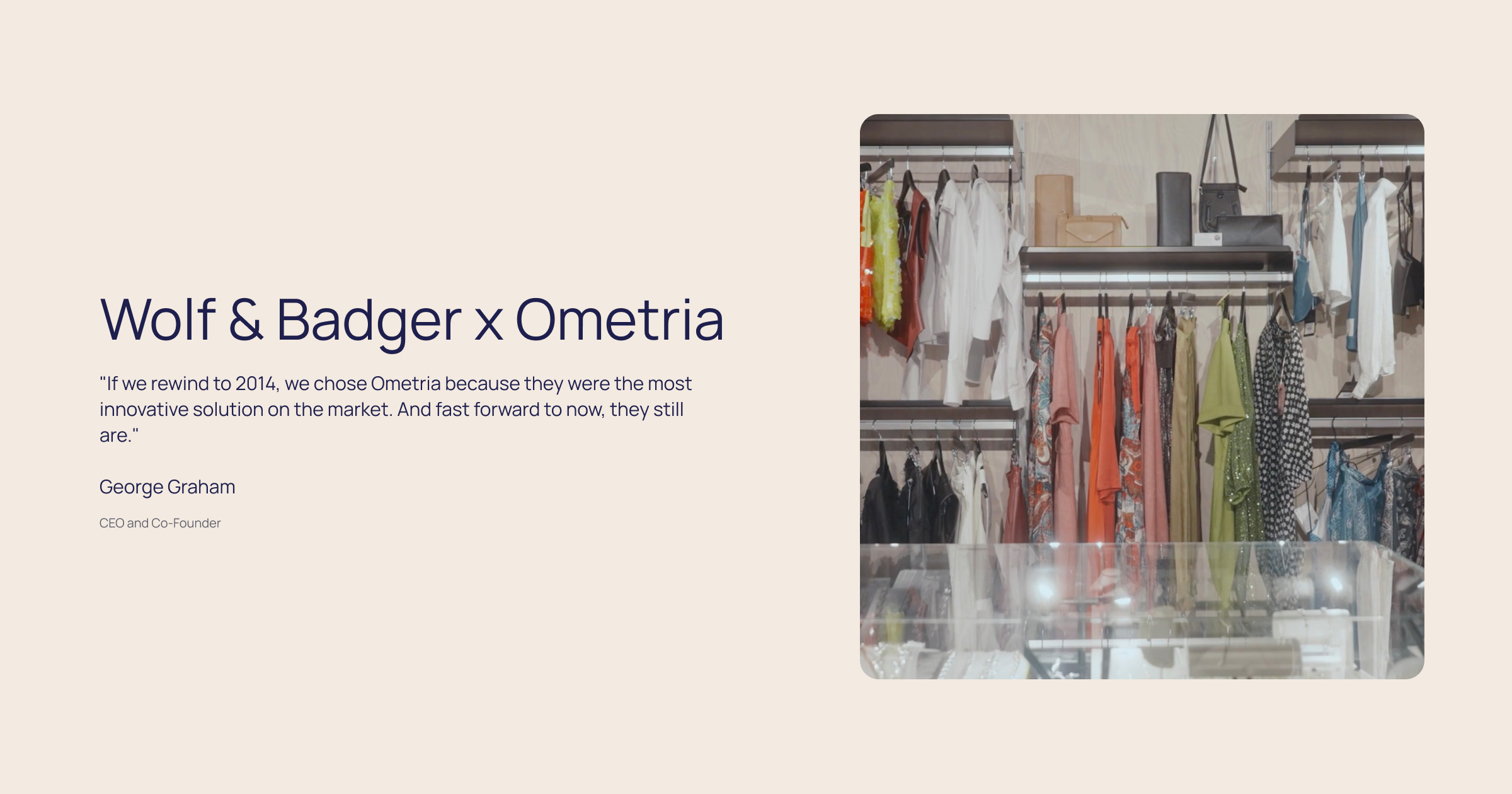 Ometria | Wolf & Badger x Ometria