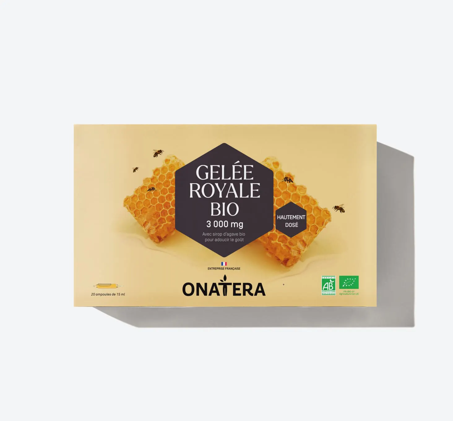 Gelée Royale 2500 mg Bio - 20 ampoules