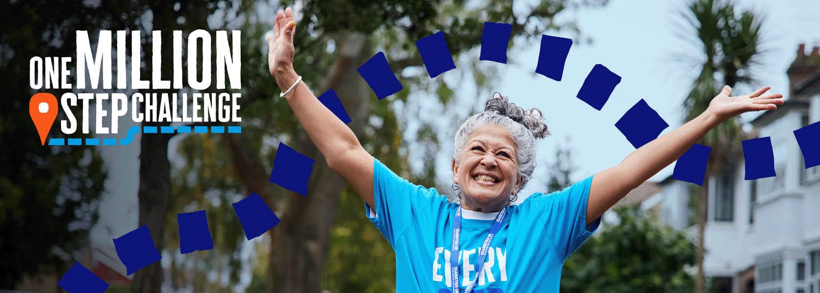 Sign up to Diabetes UK One Million Steps Challenge