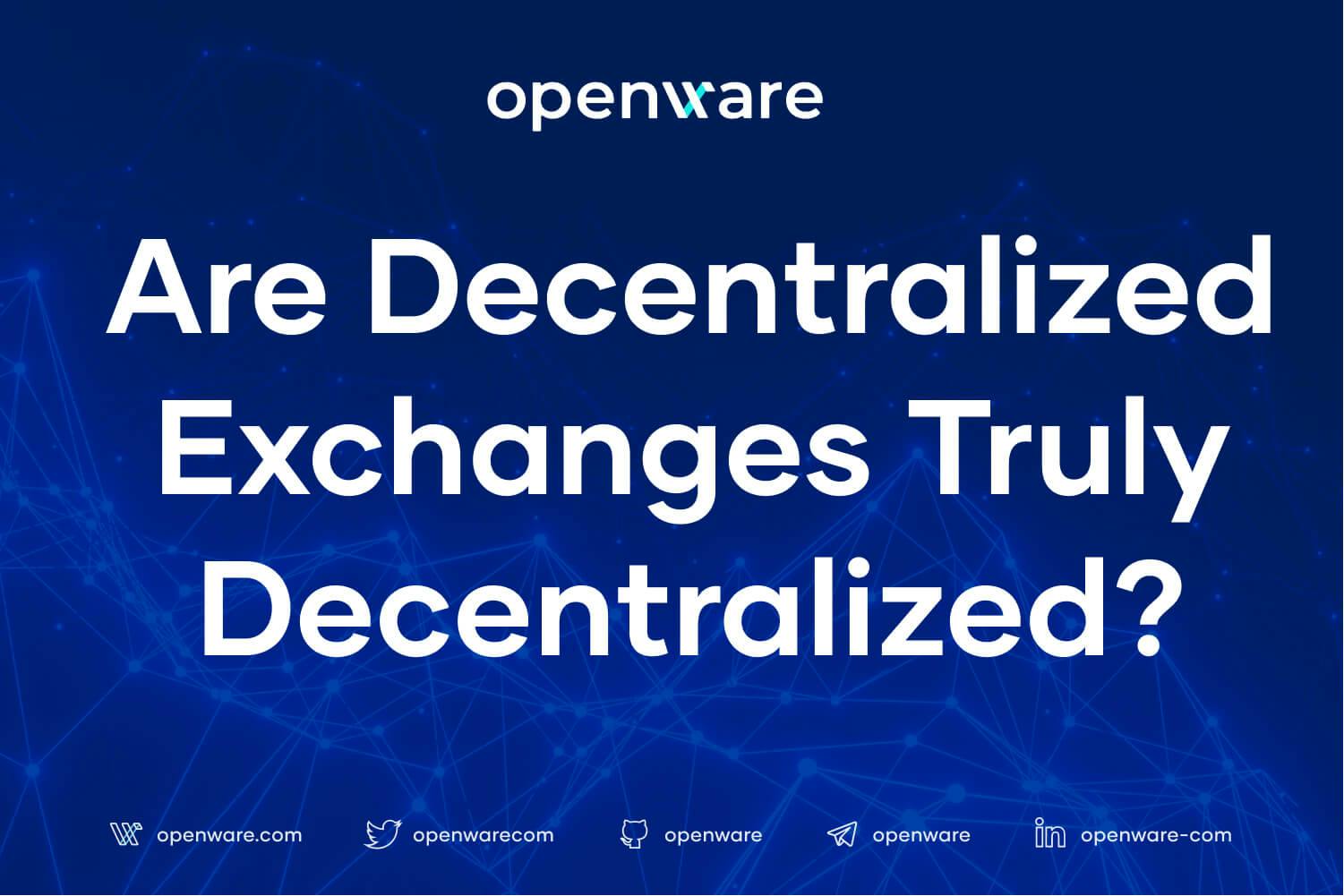Openware Crypto Exchange Foundry | Blockchain Open Source Software