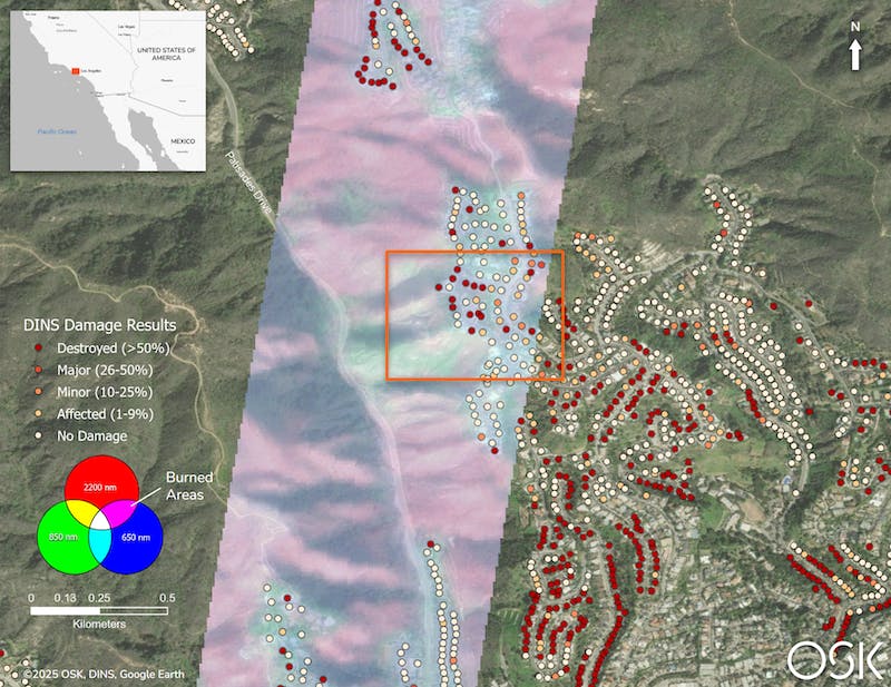 Hyperspectral imagery aids in fire risk and damage assessments ...