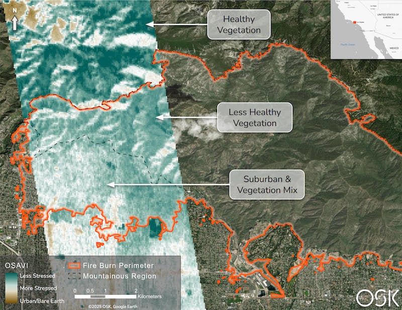 Hyperspectral imagery aids in fire risk and damage assessments ...