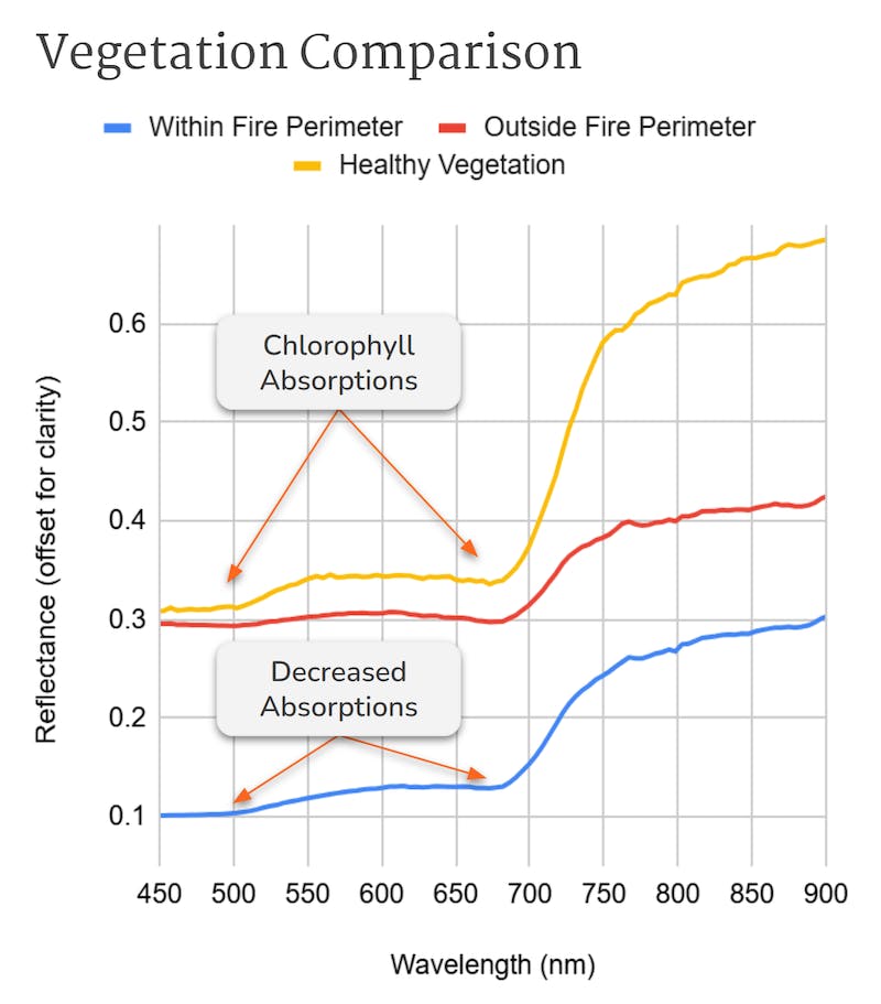 Hyperspectral imagery aids in fire risk and damage assessments ...