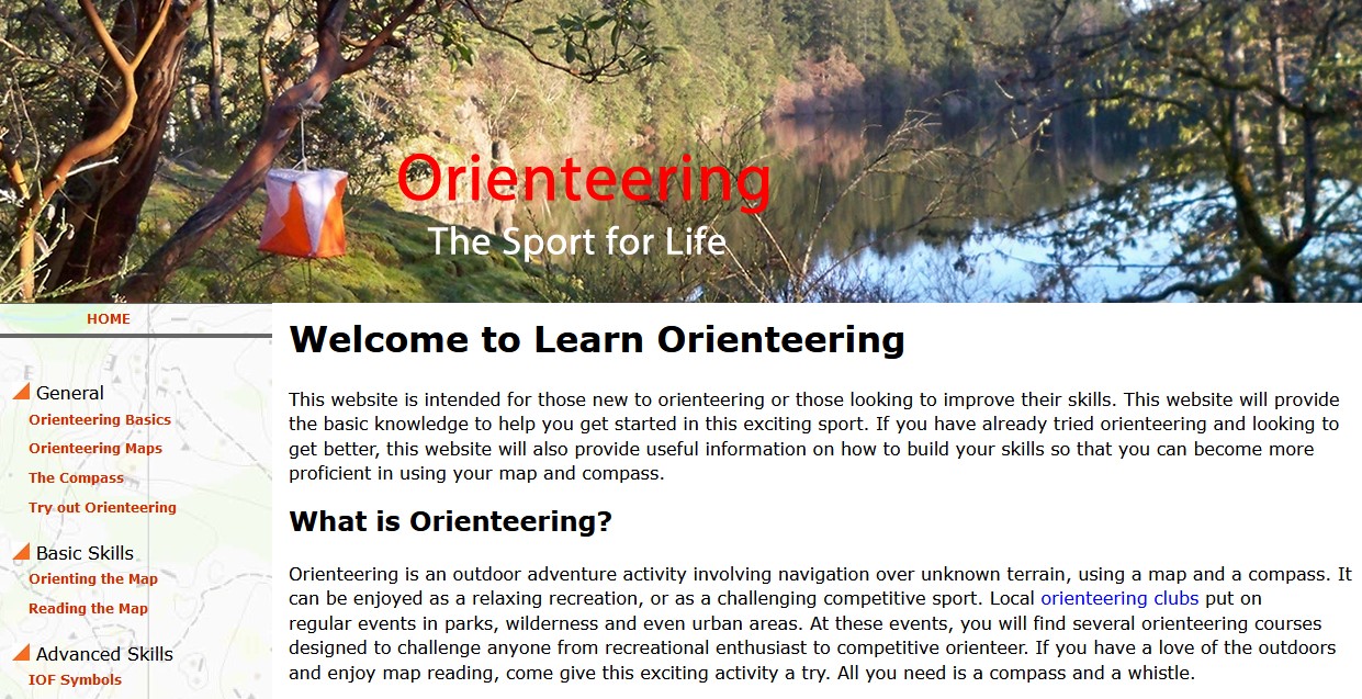 Orienteering Canada - Great website for orienteering basics