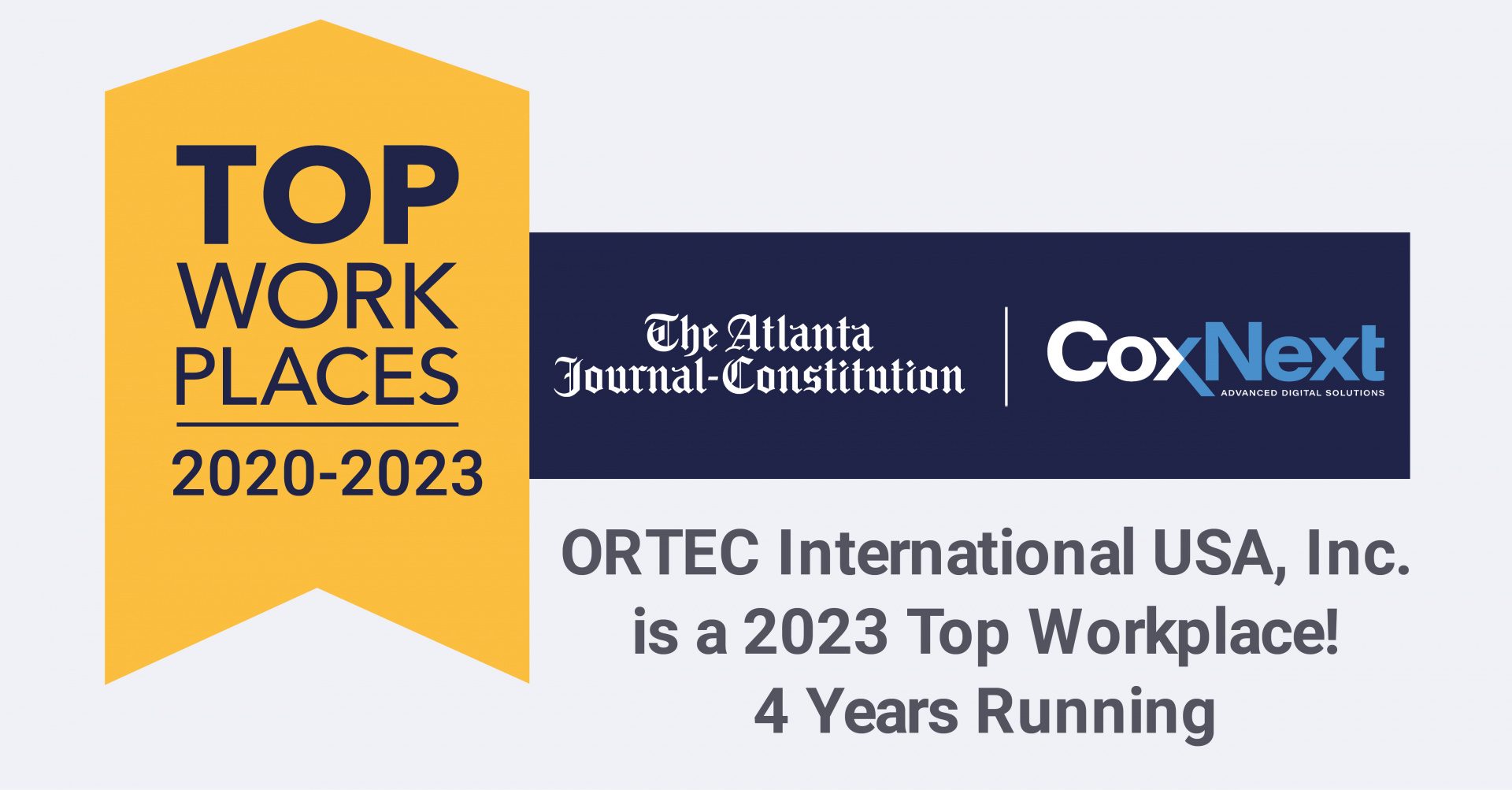 ORTEC is a 2023 Metro Atlanta Top Workplace