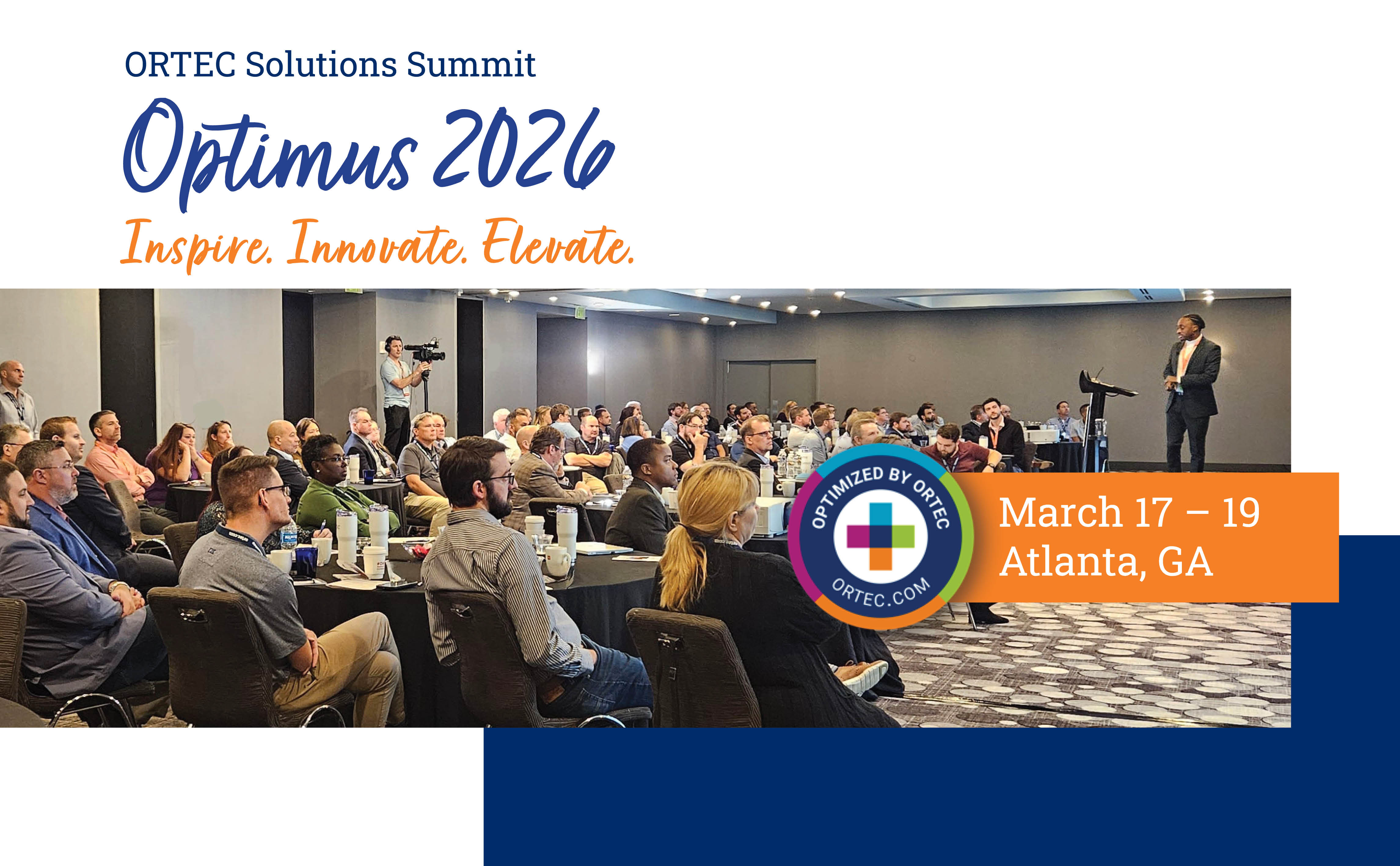 Register for ORTEC OPTIMUS 2026