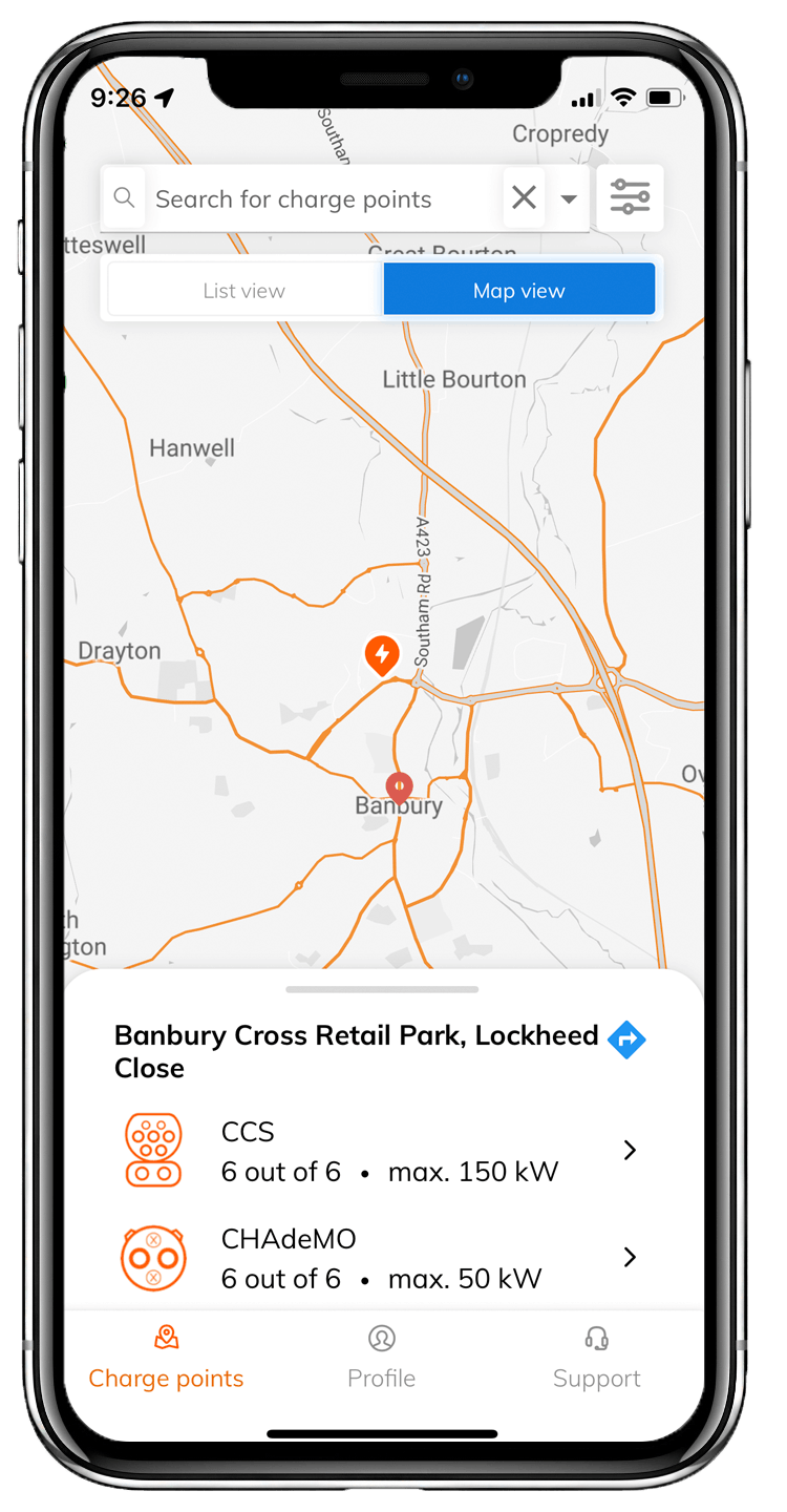 Our EV Charging App | UK Network | Osprey Charging