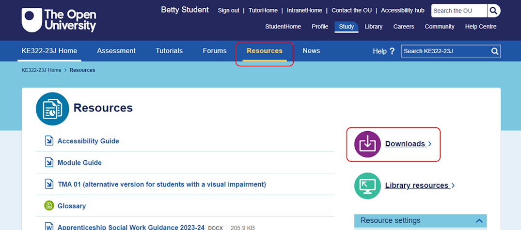 Additional module material formats: Studying on a screen | Help Centre ...